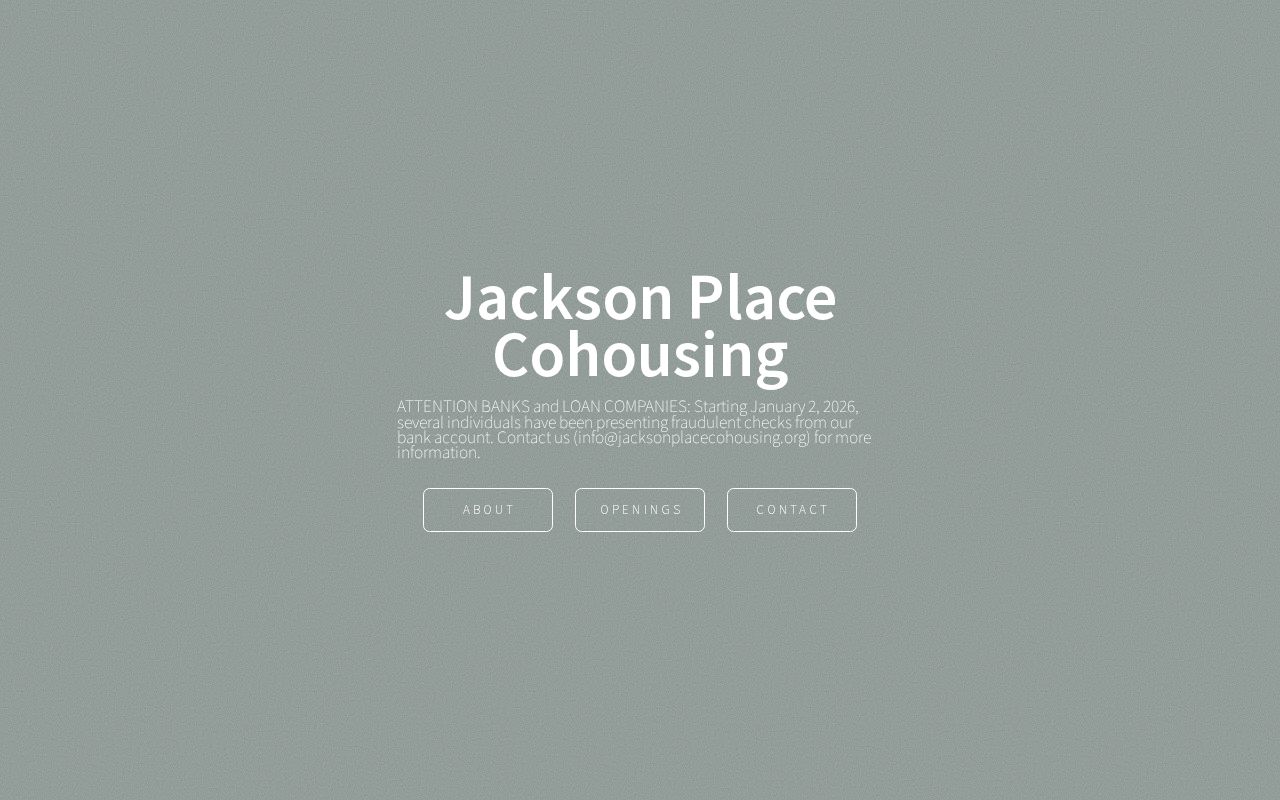 Jackson Place Cohousing
